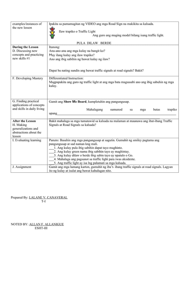 Grade 3 COT MAPEH Quarter four for sample only | DOCX