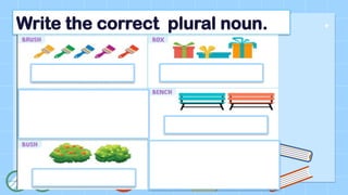 GRADE 3 ENGLISH PLURAL FORM OF NOUNS 1.pptx