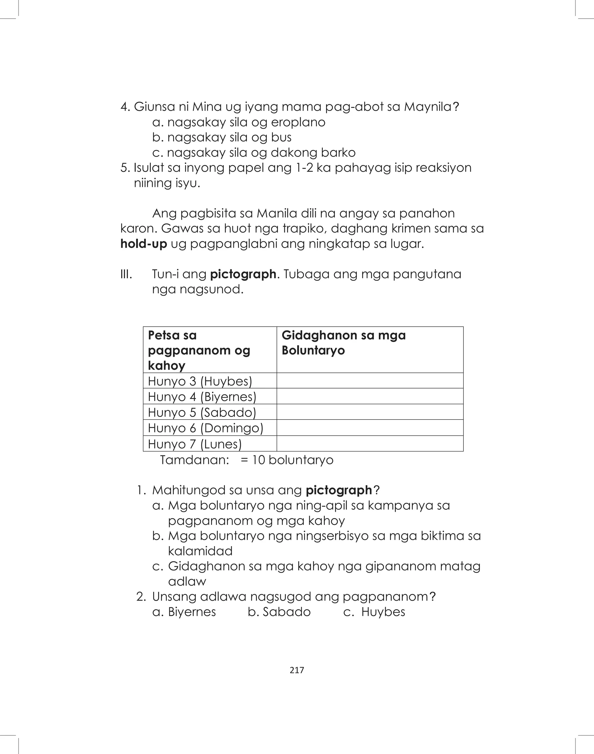 K TO 12 GRADE 3 LEARNER’S MATERIAL IN MTB-MLE Binisaya (MTB – Quarter 3) | PDF | Education