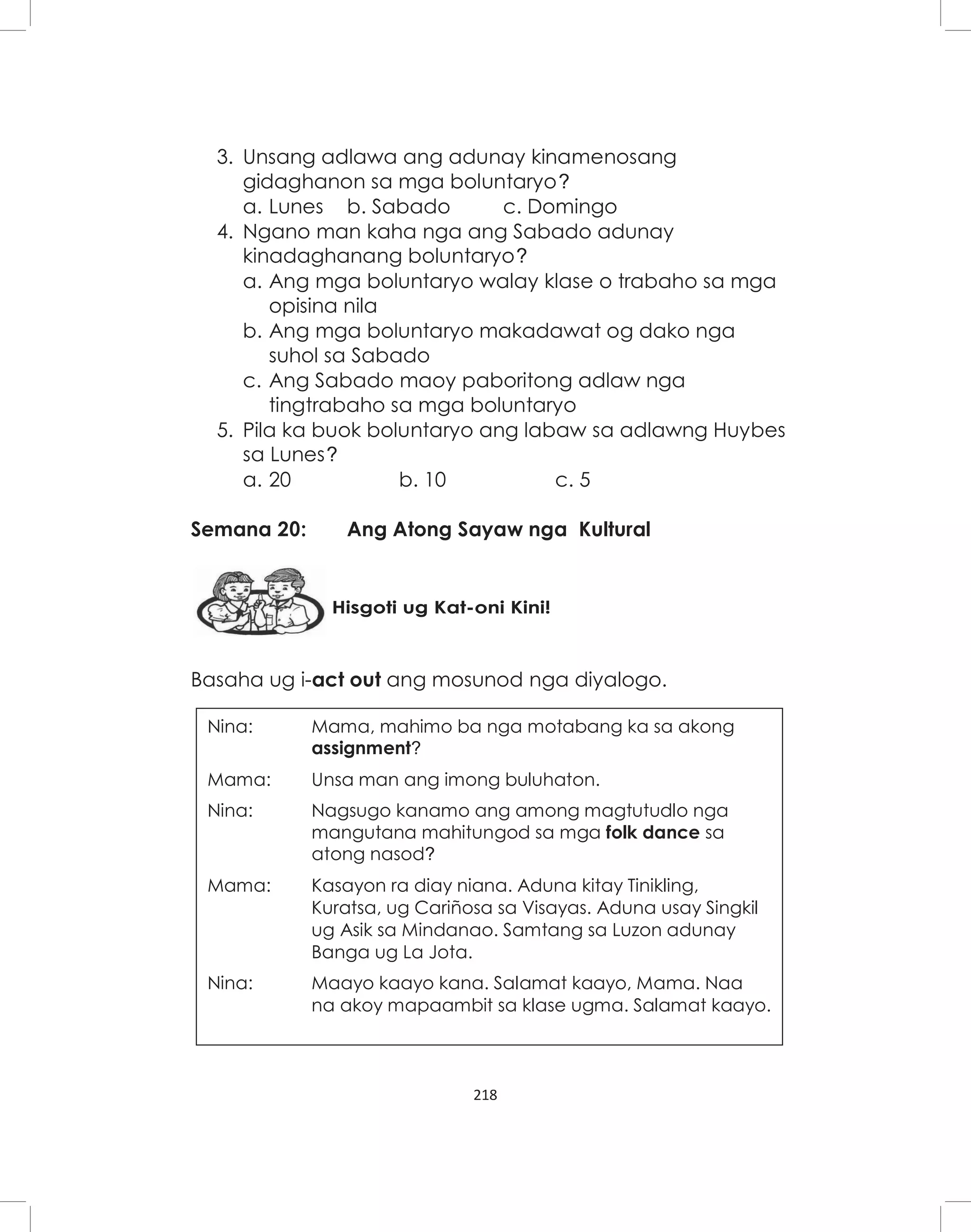 K TO 12 GRADE 3 LEARNER’S MATERIAL IN MTB-MLE Binisaya (MTB – Quarter 3) | PDF | Education