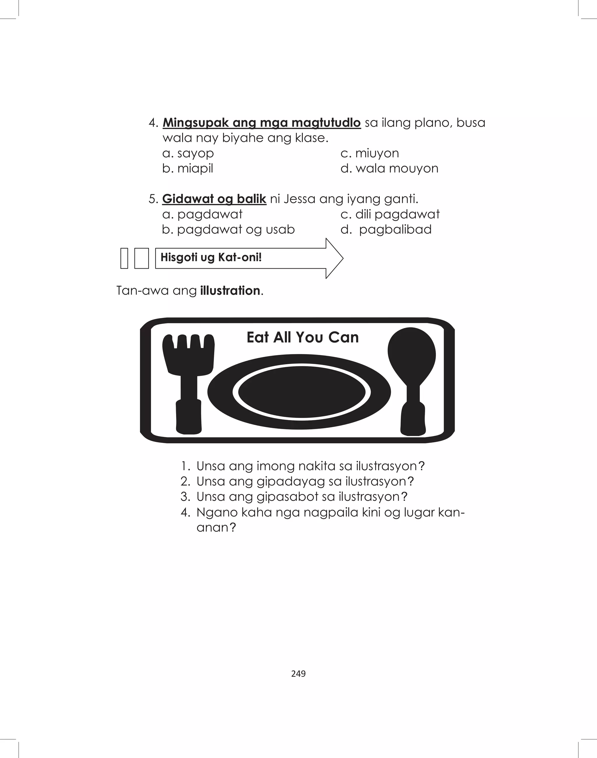 K TO 12 GRADE 3 LEARNER’S MATERIAL IN MTB-MLE Binisaya (MTB – Quarter 3) | PDF | Education