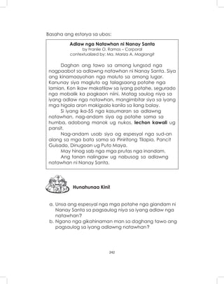 K TO 12 GRADE 3 LEARNER’S MATERIAL IN MTB-MLE Binisaya (MTB – Quarter 3 ...