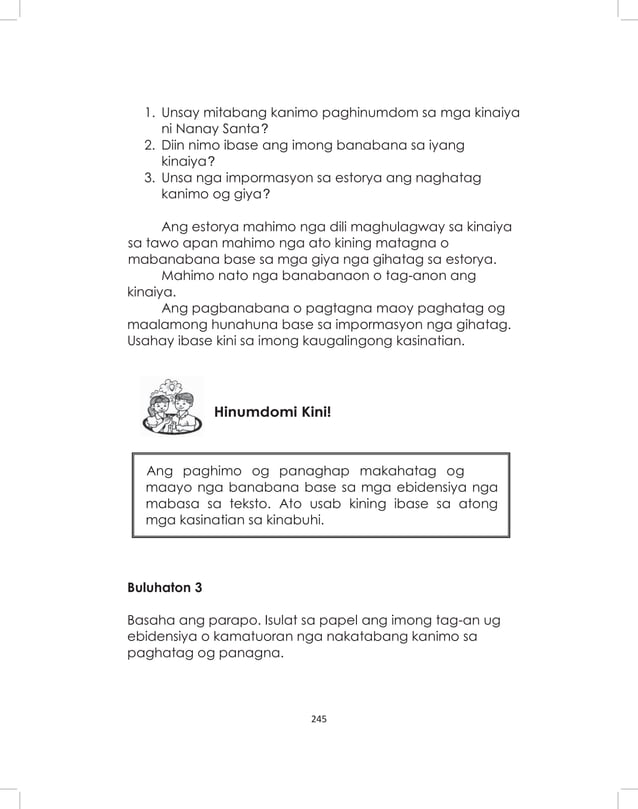 K TO 12 GRADE 3 LEARNER’S MATERIAL IN MTB-MLE Binisaya (MTB – Quarter 3) | PDF | Education