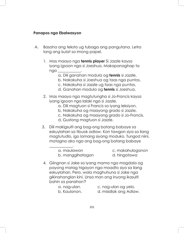 K TO 12 GRADE 3 LEARNER’S MATERIAL IN MTB-MLE Binisaya (MTB – Quarter 3) | PDF | Education