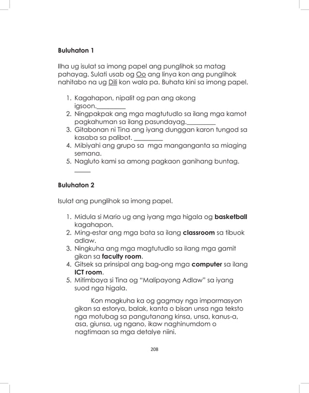 K TO 12 GRADE 3 LEARNER’S MATERIAL IN MTB-MLE Binisaya (MTB – Quarter 3) | PDF | Education