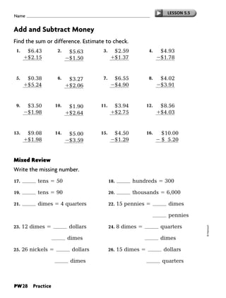 Grade 3 math workbooks | PDF