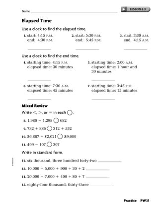 Grade 3 math workbooks | PDF