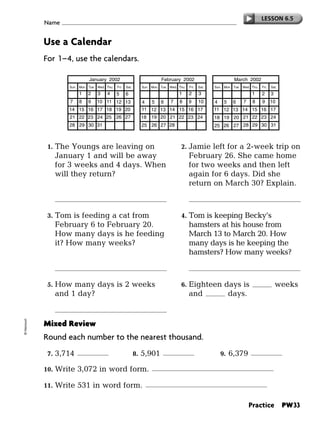 Grade 3 math workbooks | PDF