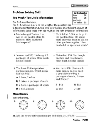 Grade 3 math workbooks | PDF