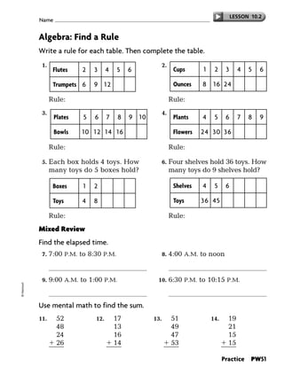Grade 3 math workbooks | PDF