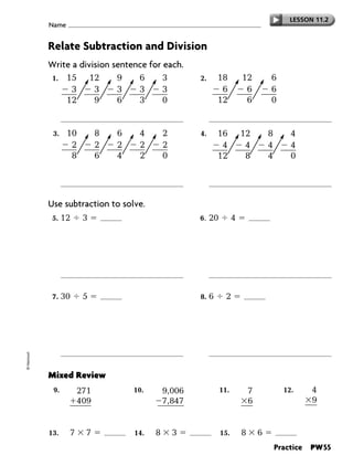 Grade 3 math workbooks | PDF