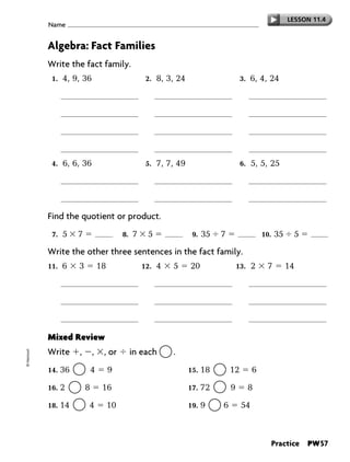 Grade 3 math workbooks | PDF