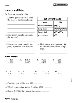 Grade 3 math workbooks | PDF