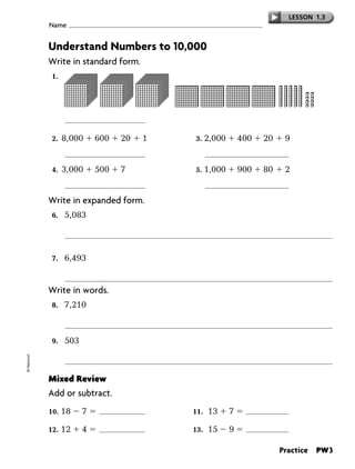 Grade 3 math workbooks | PDF