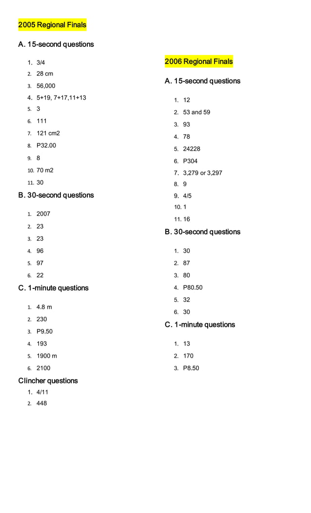 Grade 3 mtap reviewer | PDF