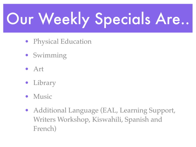 Grade 3 Open House | KEY