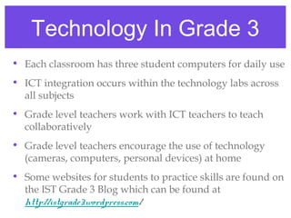 Grade 3 Open House International School of Tanganyika | PPT | Homework ...