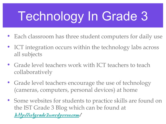 Grade 3 Open House International School of Tanganyika | PPT | Homework ...