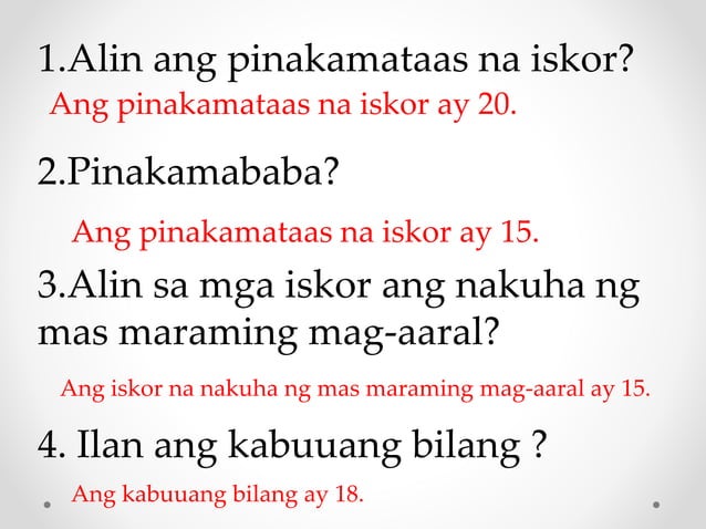 Grade 3 quarter 4 week 7.1 collects data on one variable using existing ...