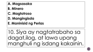 Araling Panlipunan_Grade 3_Quiz#1.powerpoint | PPT