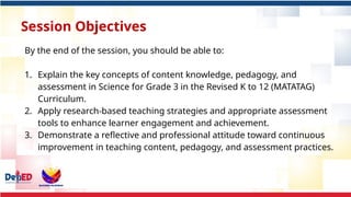 GRADE 3 SCIENCE REVISED CURRICULUM powerpoint presentation | PPTX