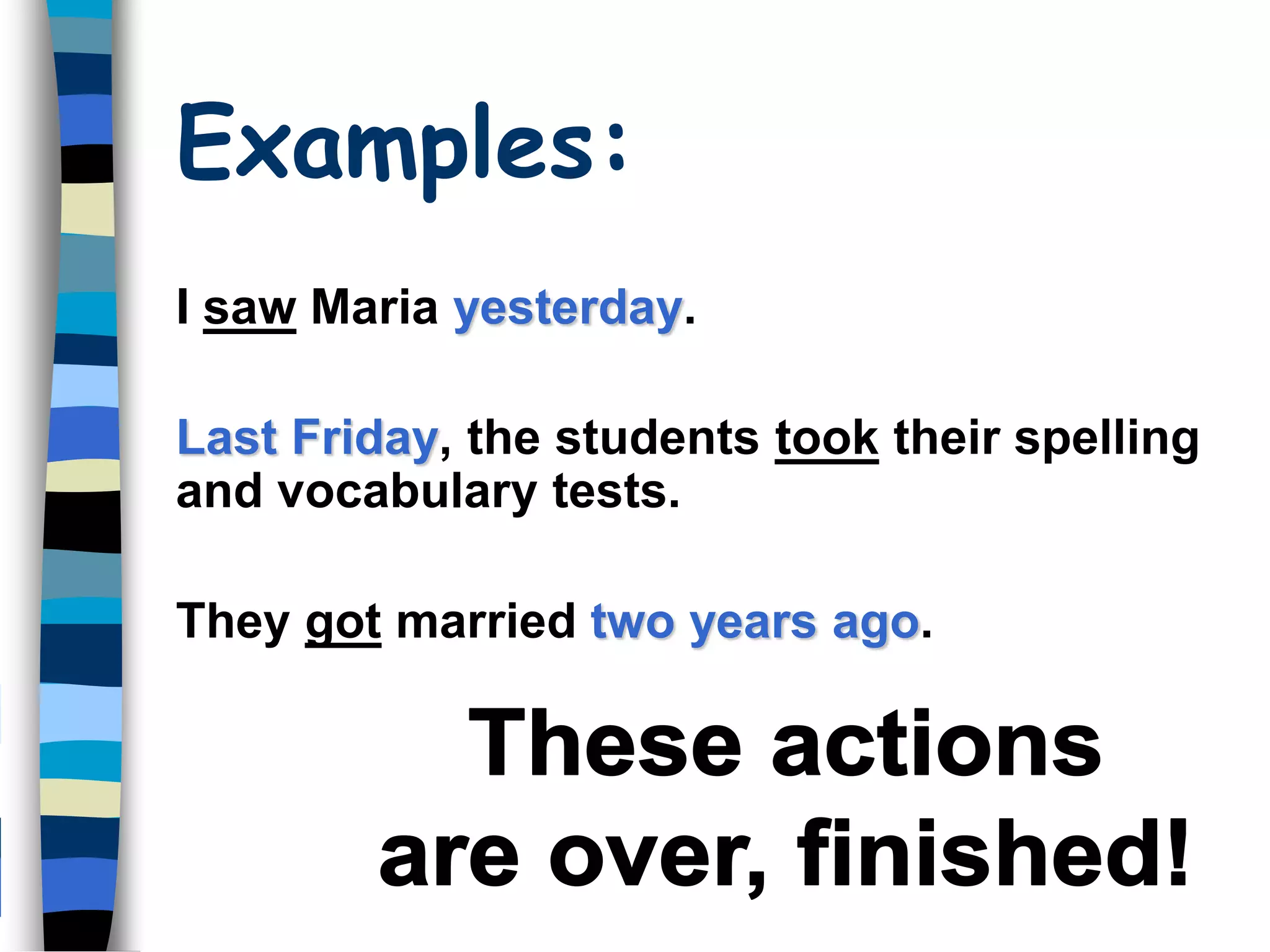 Grade 3 simple past tense of regular verbs | PPT