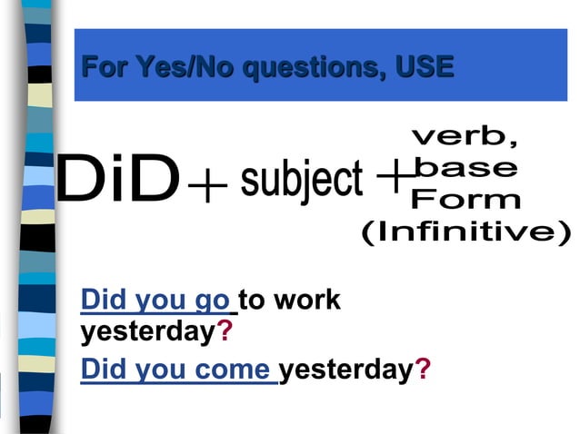 Grade 3 simple past tense of regular verbs | PPT