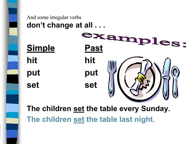 Grade 3 simple past tense of regular verbs | PPT