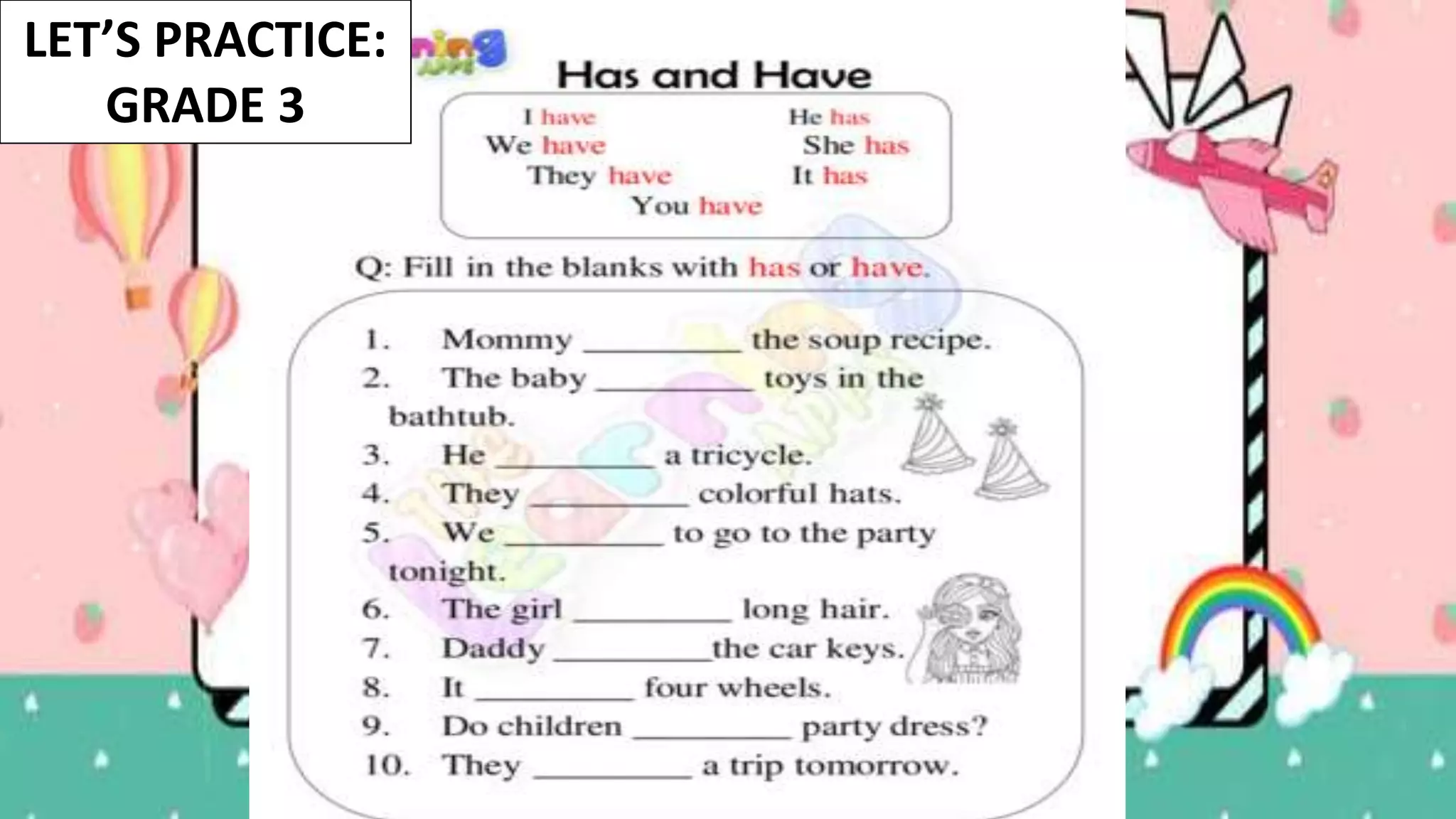 GRADE 3 VERBS.pptx