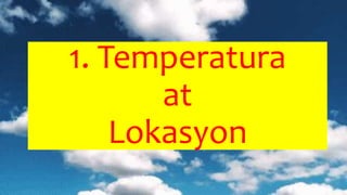 grade 4 mga salik ng klima ng Pilipinas. | PDF