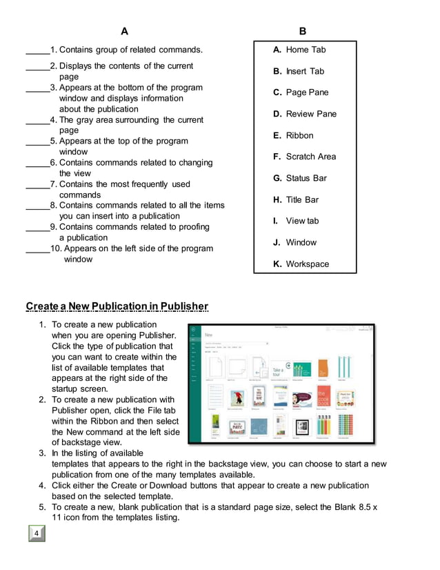 Grade 4 computer module 4th quarter even no. pages | DOCX