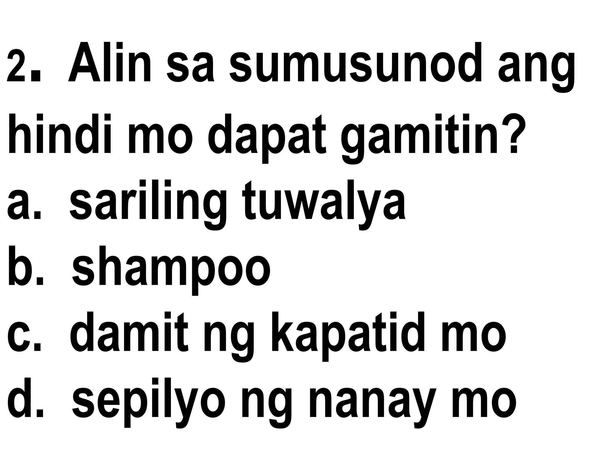 Grade 4 e.p.p. quarter 2 aralin 1-h.e. tungkulin sa sarili | PPTX