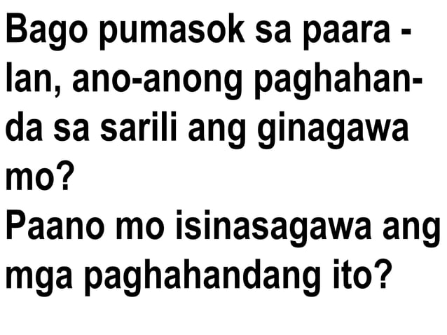 Grade 4 e.p.p. quarter 2 aralin 1-h.e. tungkulin sa sarili | PPTX