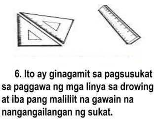 Grade 4 e.p.p. industrial arts quarter 4 aralin 1 - mga kagamitan sa ...