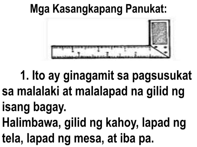 Grade 4 e.p.p. industrial arts quarter 4 aralin 1 - mga kagamitan sa ...