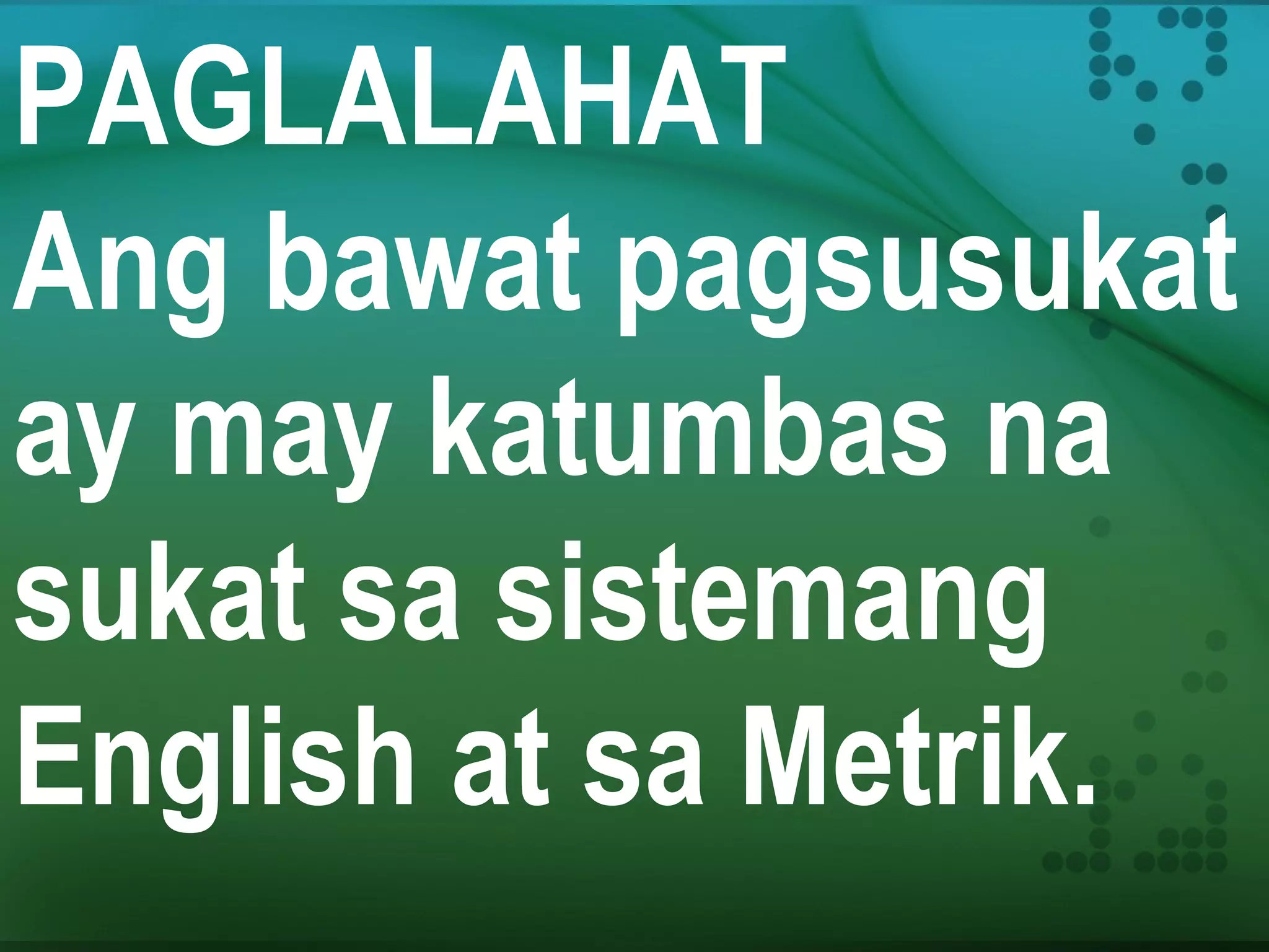 Grade 4 e.p.p. industrial arts quarter 4 aralin 3 - pagsasalin ng ...