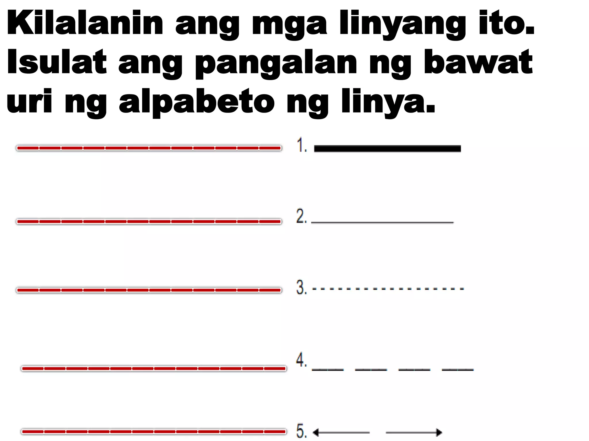Grade 4 e.p.p. industrial arts quarter 4 aralin 5 - pagbuo ng iba’t ibang linya at guhit | PPTX