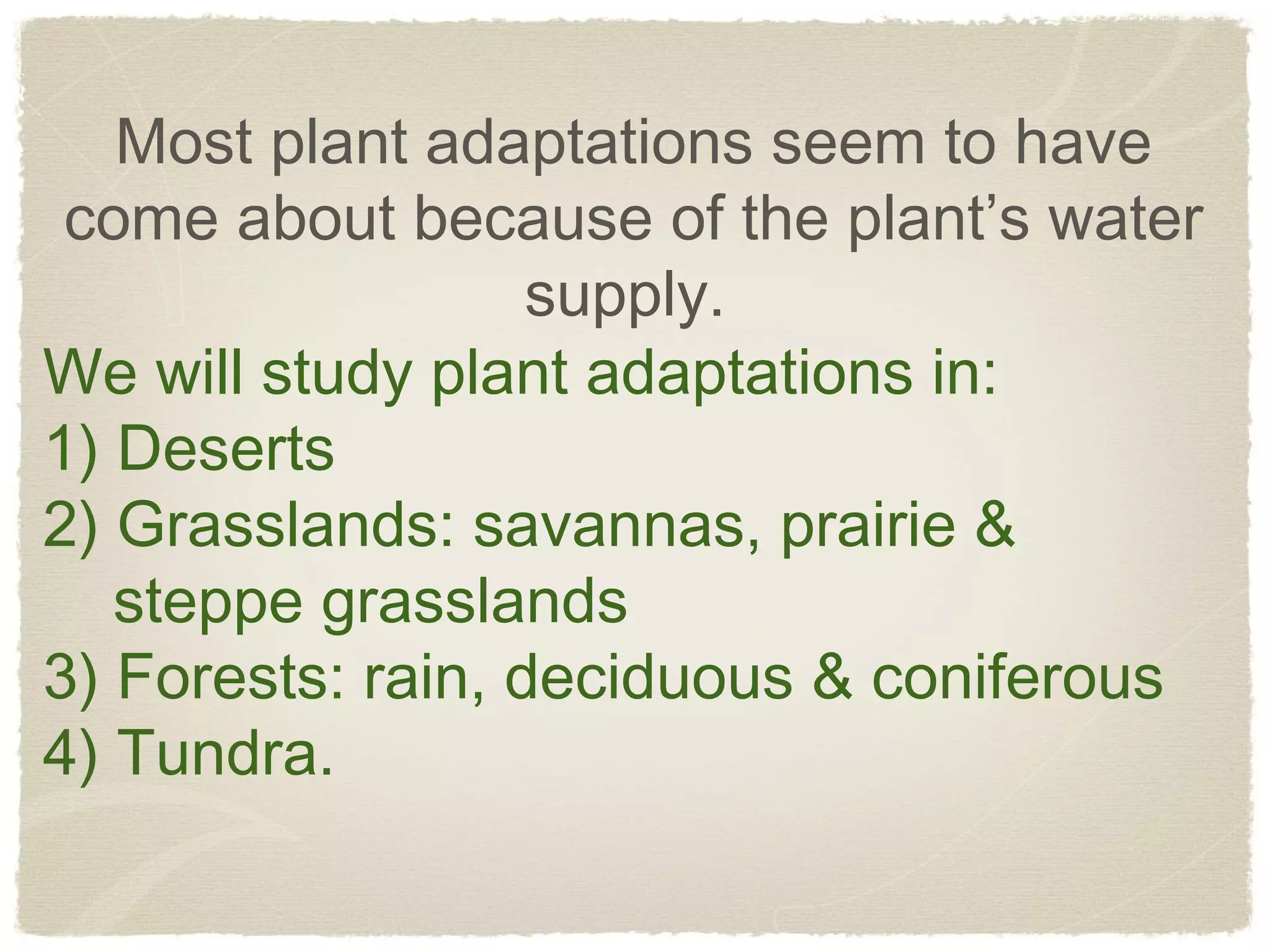 Grade 4 adaptation slides | PPT