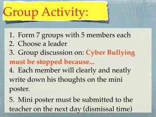 Grade 4 cyber bullying | KEY