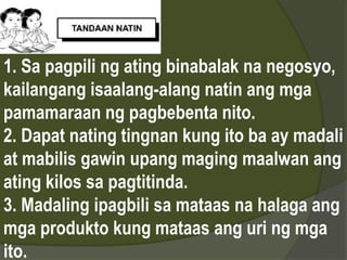Grade 4 e.p.p. quarter 1 week 1 aralin 1 entrepreneurship- ang ...