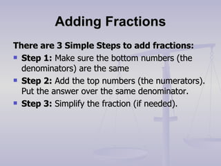Grade 4 Fractions | PPT
