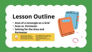 GRADE 4 MATH AREA and PERIMETER of RECTANGLES.pptx