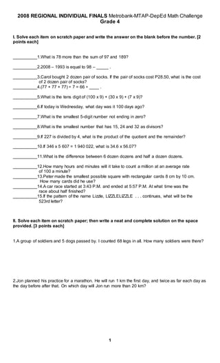 Grade 4 mtap reviewer | DOCX