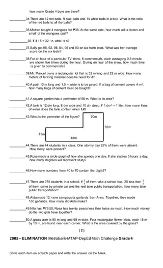 Grade 4 mtap reviewer | DOCX