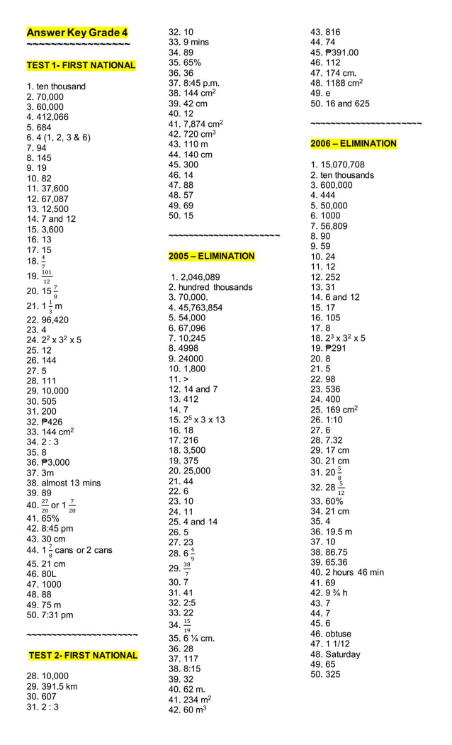 Grade 4 mtap reviewer | DOCX | Stamps and Coins | Collecting