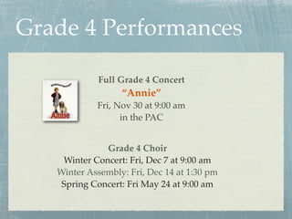 Grade 4 open house | PPT