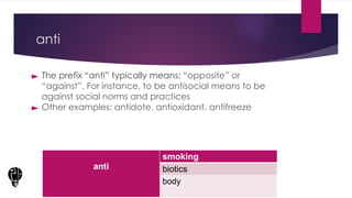 Grade4PrefixesandSuffixes-1.affixes suffixes | PPTX