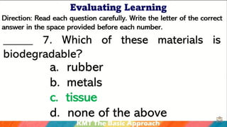 Grade 4 science Quarter 4 Weeks 1 to 8 PowerPoint | PPTX