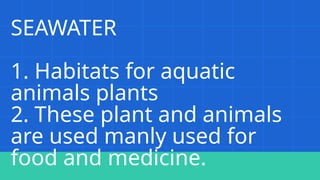 grade 4 science watter is the basic need of living things | PPTX