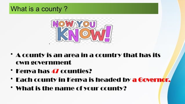 grade 4 CBC SOCIAL STUDIES ABOUT GOVERNMENT OF KENYA | PPTX